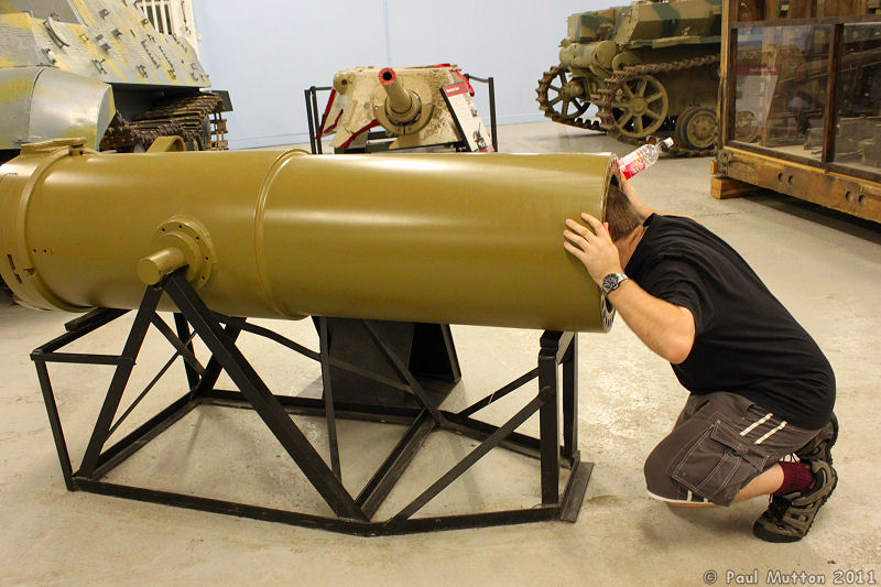 Photo: 380 mm RW 61 rocket launcher L5.4 from a Sturmtiger IMG 2497